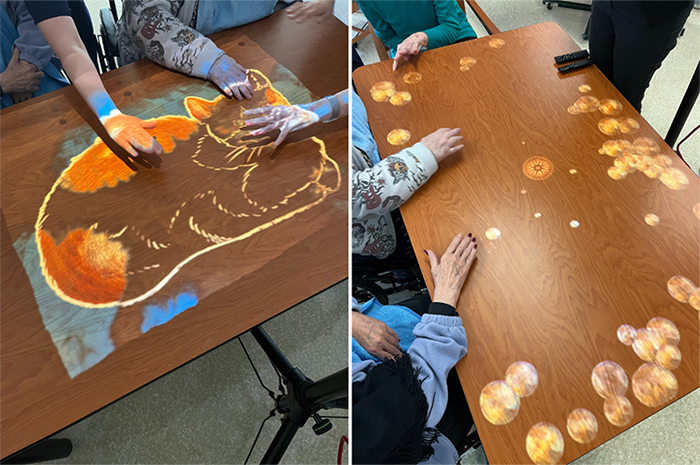 ‘Magic table’ promotes play in long-term care - The Daily Scan